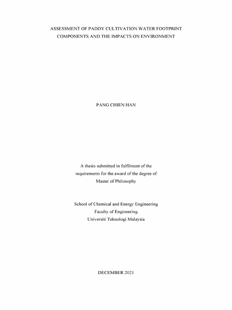 Pang Chien Han MSC He 2021 | PDF