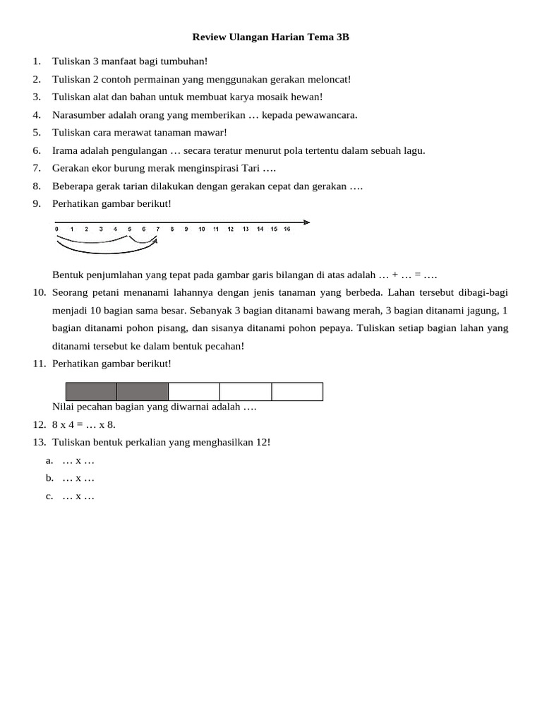 Review Tematik 3B | PDF