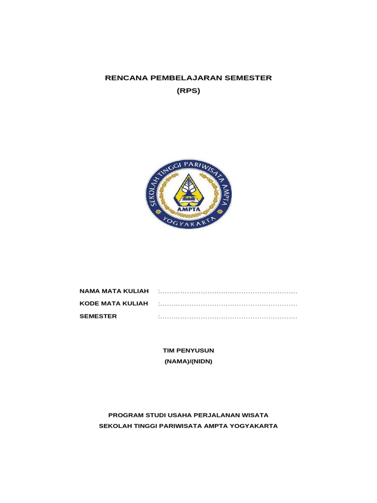 Template RPS OK | PDF