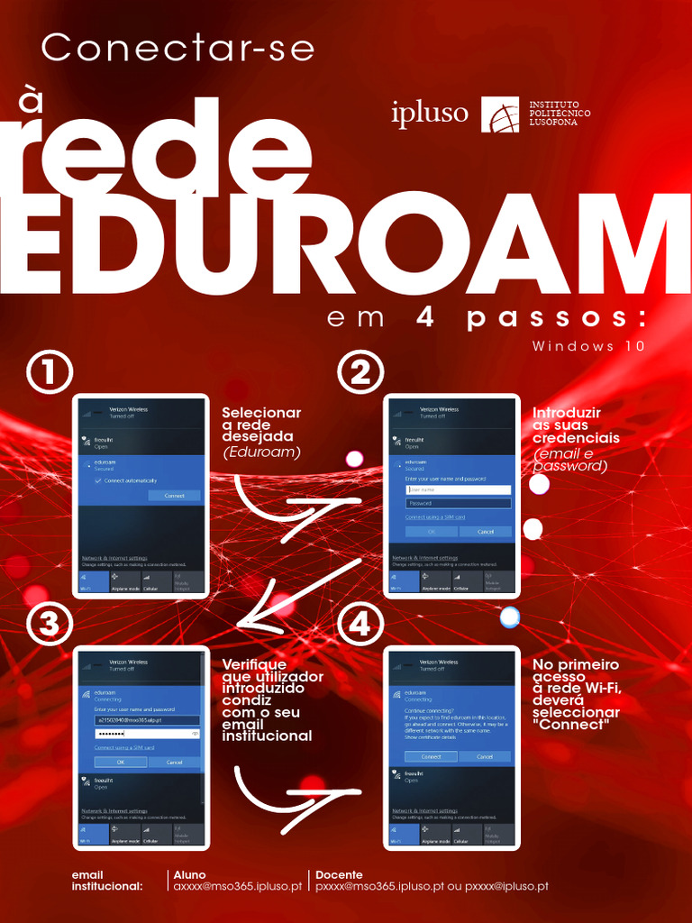 Conectar Se A Rede Eduroam Ipluso 1 | PDF