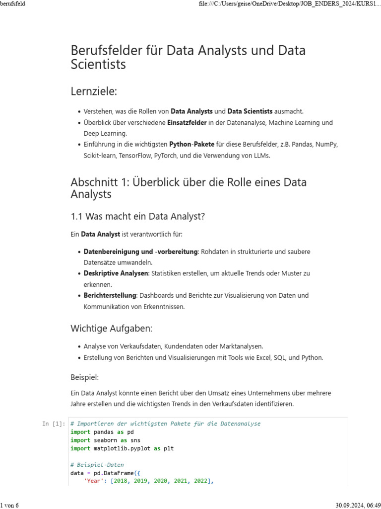 berufsfeld | PDF