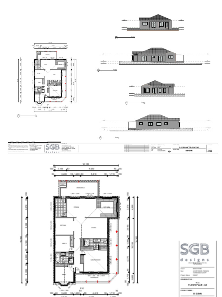 B Dunn House Plans | PDF