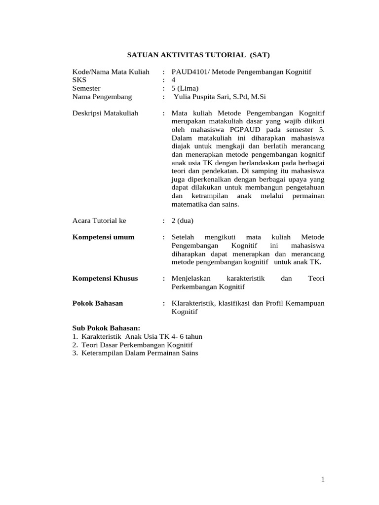 PAUD4101_SAT_2 | PDF