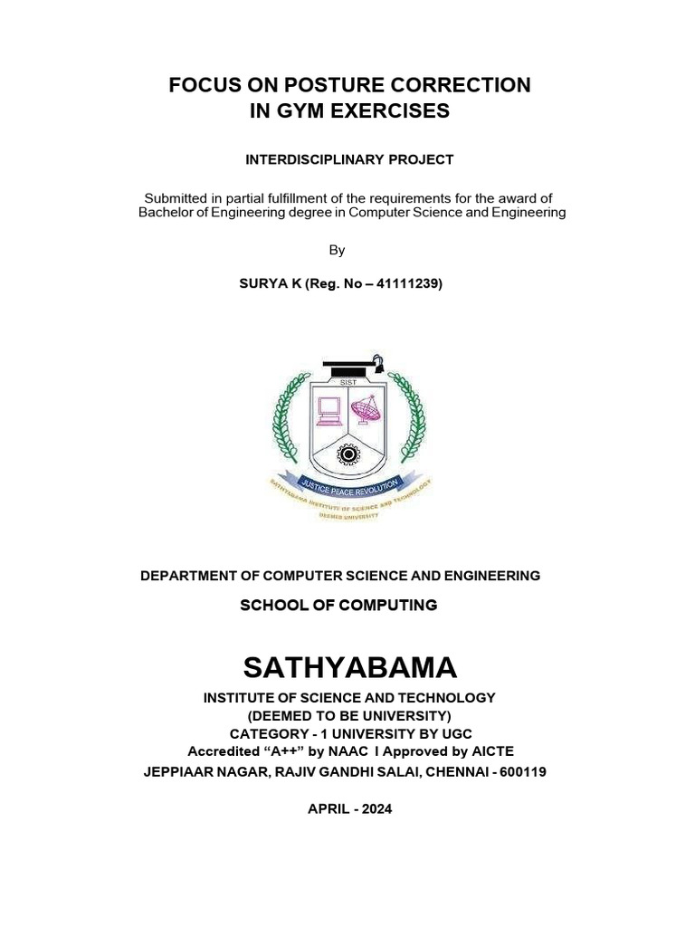 Focus On Posture Correction (Documentation) . | PDF | Receiver Operating Characteristic ...
