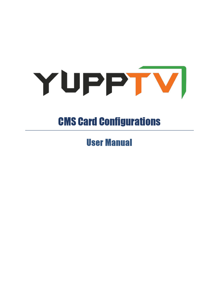 CMS CardConfigurations | PDF