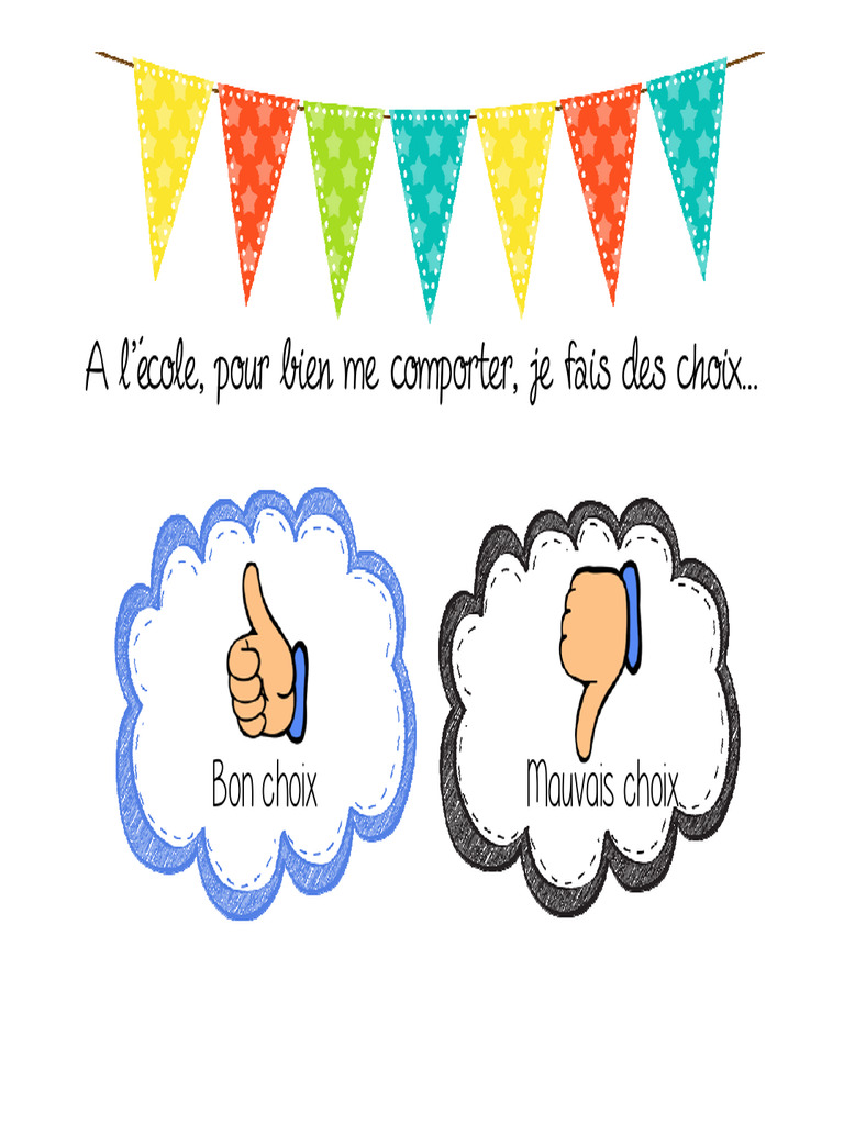 affiche bon choix mauvais choix | PDF
