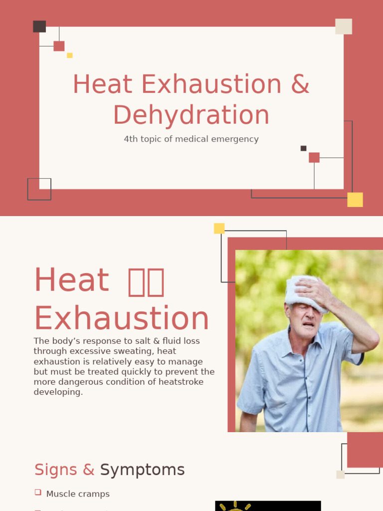 Heat Exhaustion Dehydration | PDF