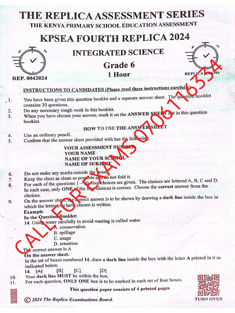 Replica Fourth Prediction Inter Kpsea | PDF