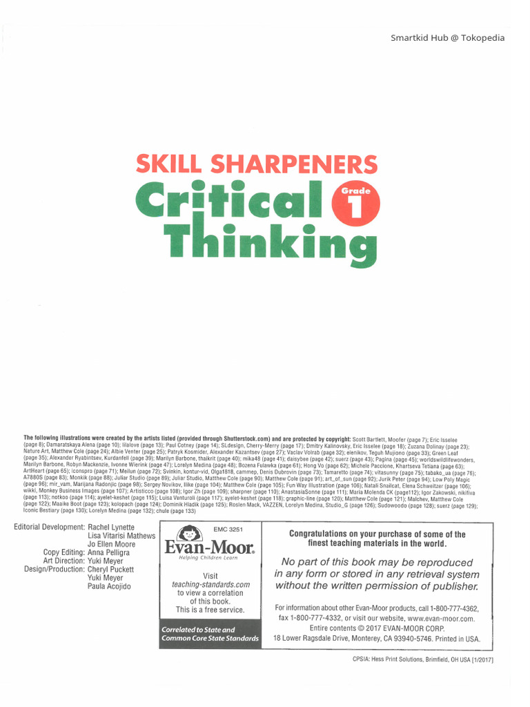 Critical Thinking G1 | PDF