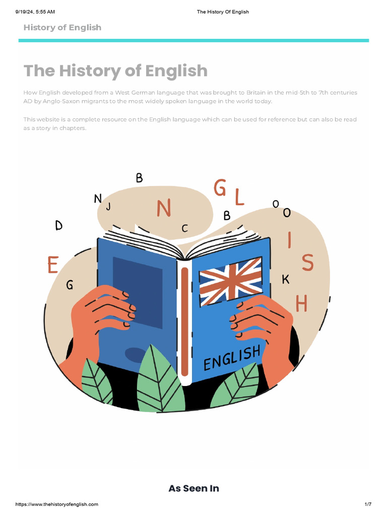 The History of English | PDF