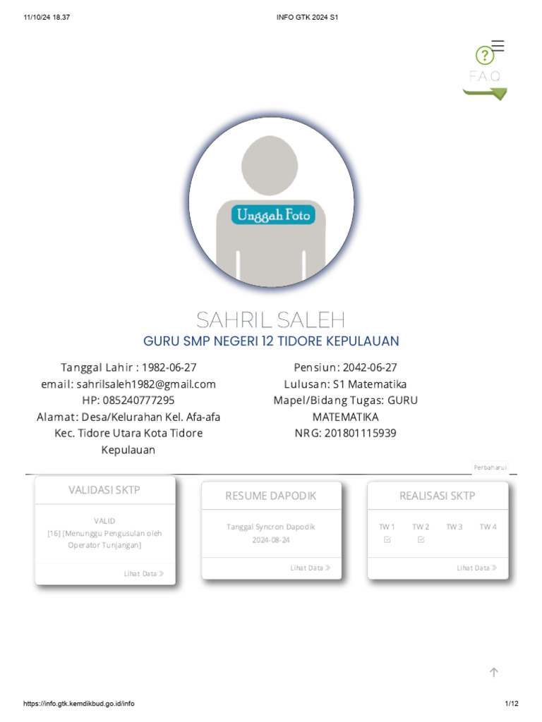 Info GTK 2024 s1 | PDF