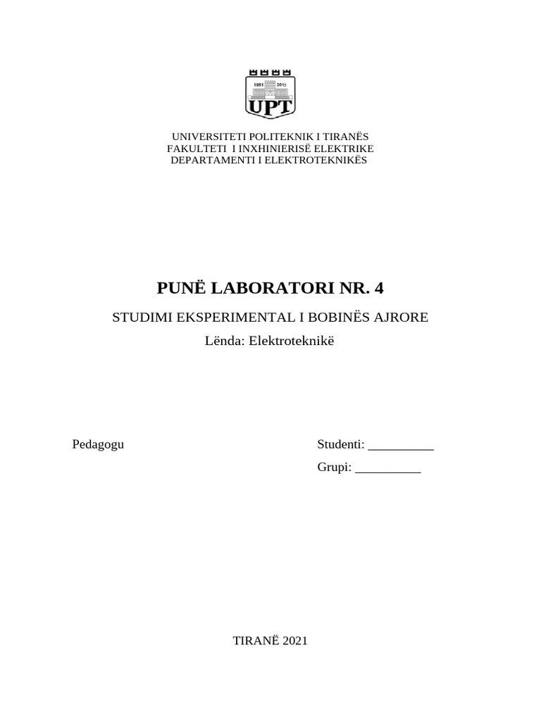 Lab. 4 -Induktori | PDF