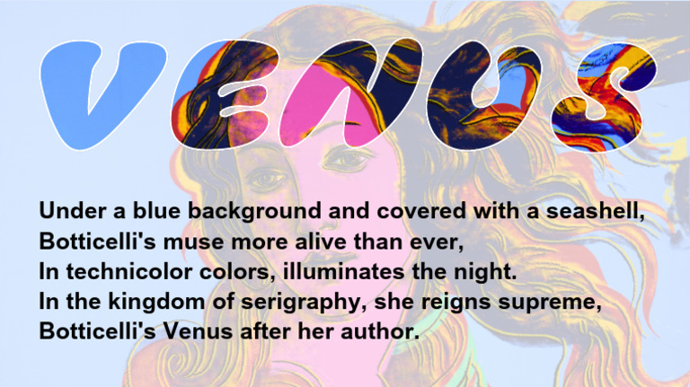 Pop Art Visual Arts Presentation in Yellow Turquoise Magenta White Bold ...