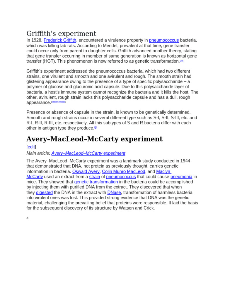 Experiments of Molecular Biology v2 | PDF