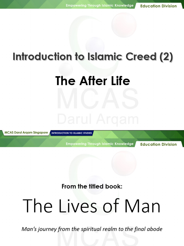 GIDC458500-AQD Introduction To Islamic Creed | PDF