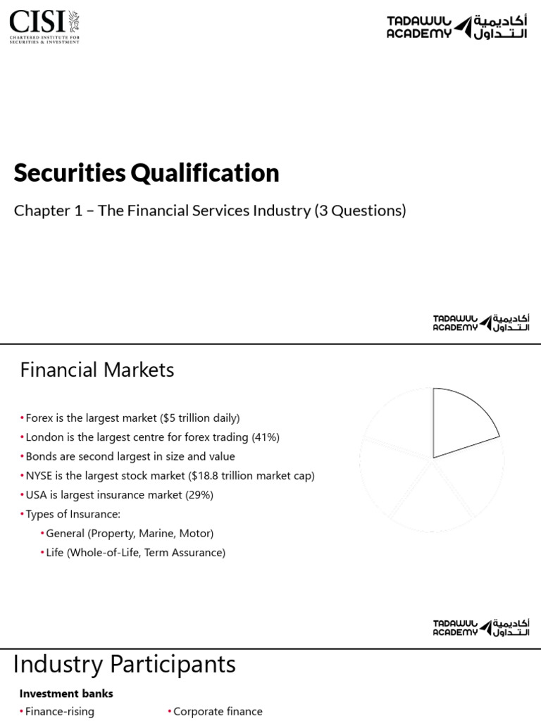 Cisi Securities - Chapter 1 - Study Notes | PDF