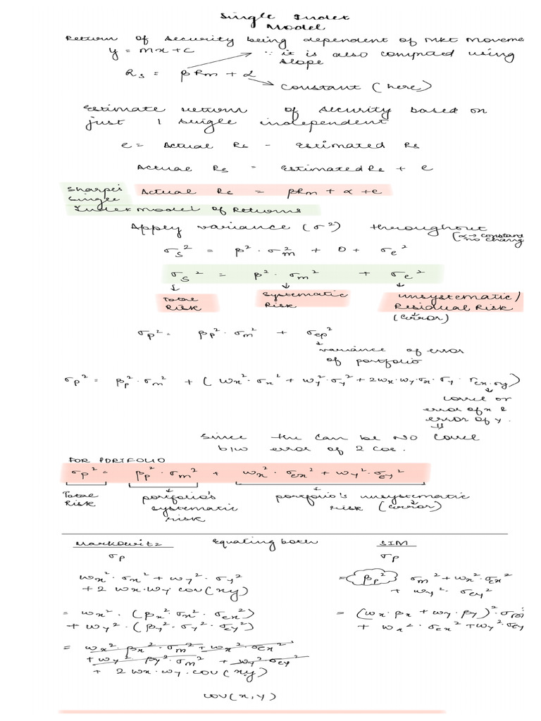 Single Index | PDF