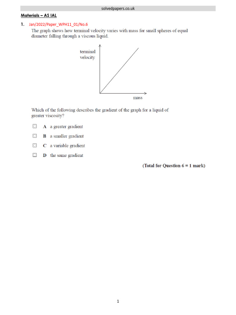 2022 21 AS-Materials-IAL WPH11 01 | PDF