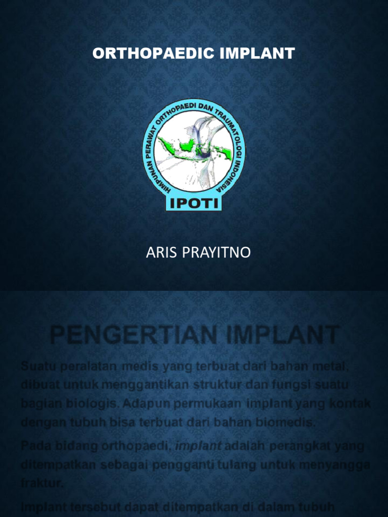 Anatomi Dasar Ortopedi Dan Implant | PDF
