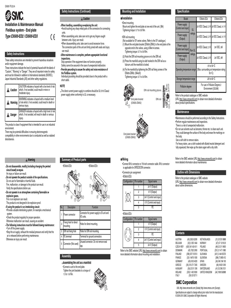 Imm Ex600-Edx Tfl32en-A | PDF