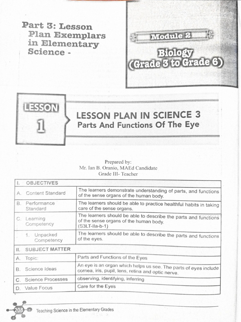 Sample 5E Lesson Plan (Biology) | PDF