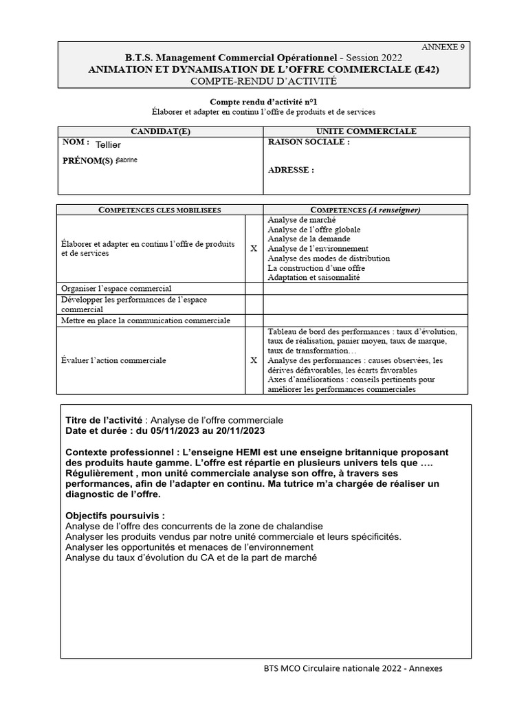 Bts - Mco - E42-1 (1) - Copie | PDF