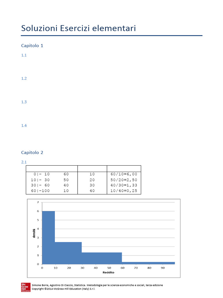 Soluzioni Esercizi Elementari | PDF