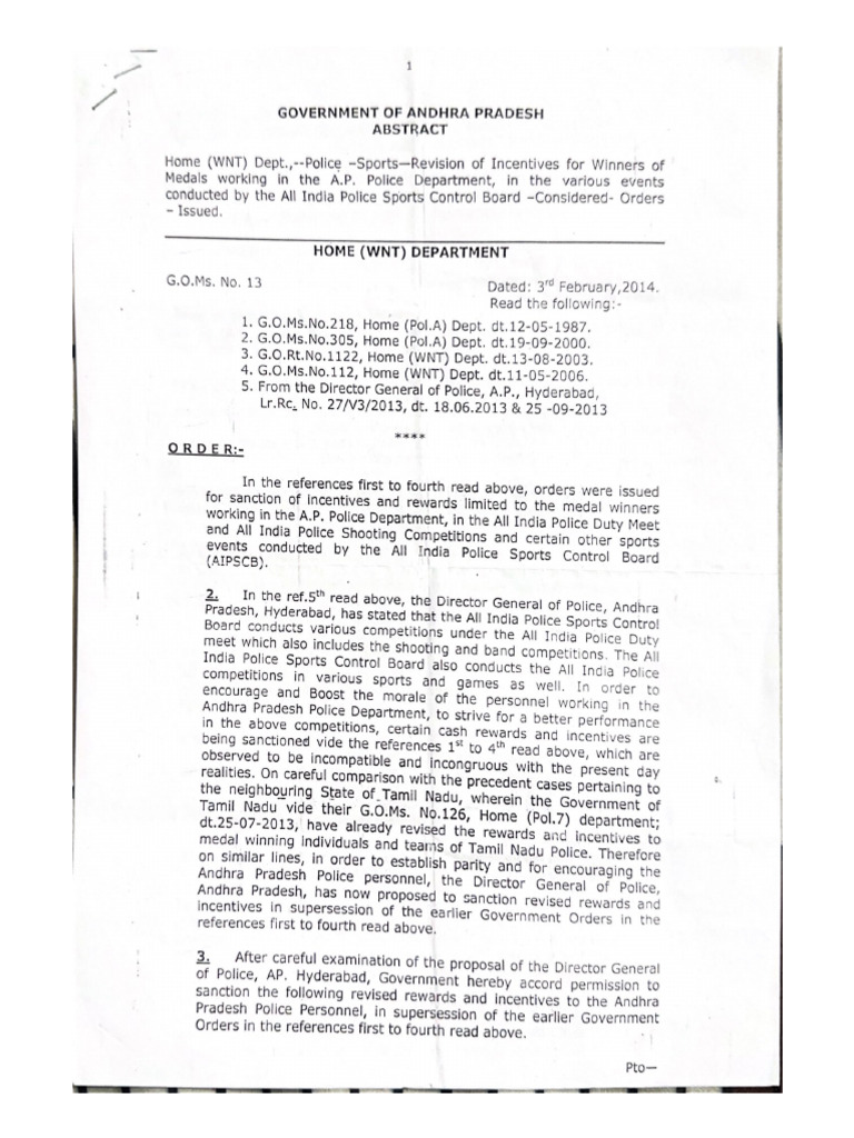 Government of Andhra Pradesh | PDF