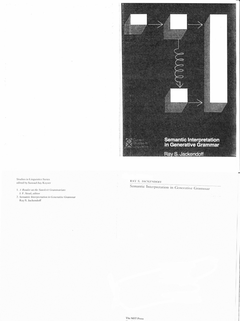 Semantic Interpretation in Generative Grammar | PDF