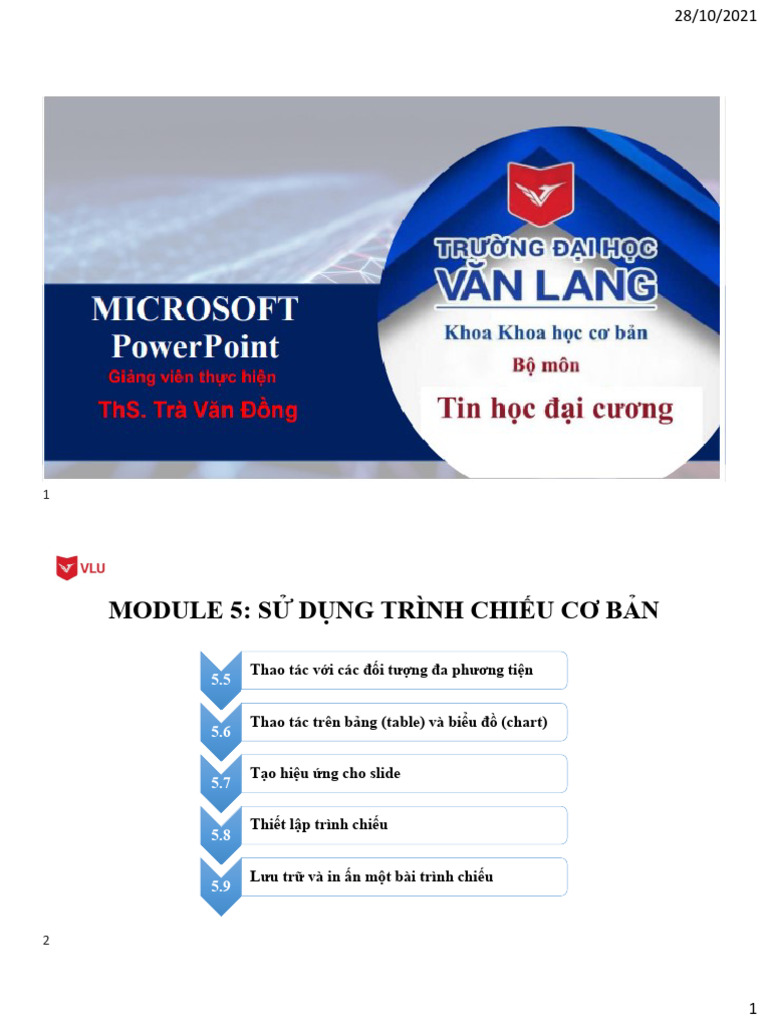 Slide Bai Giang Module 5 B2 | PDF