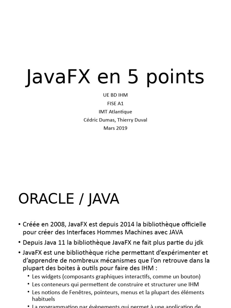 Intro Java FX4 FISE | PDF