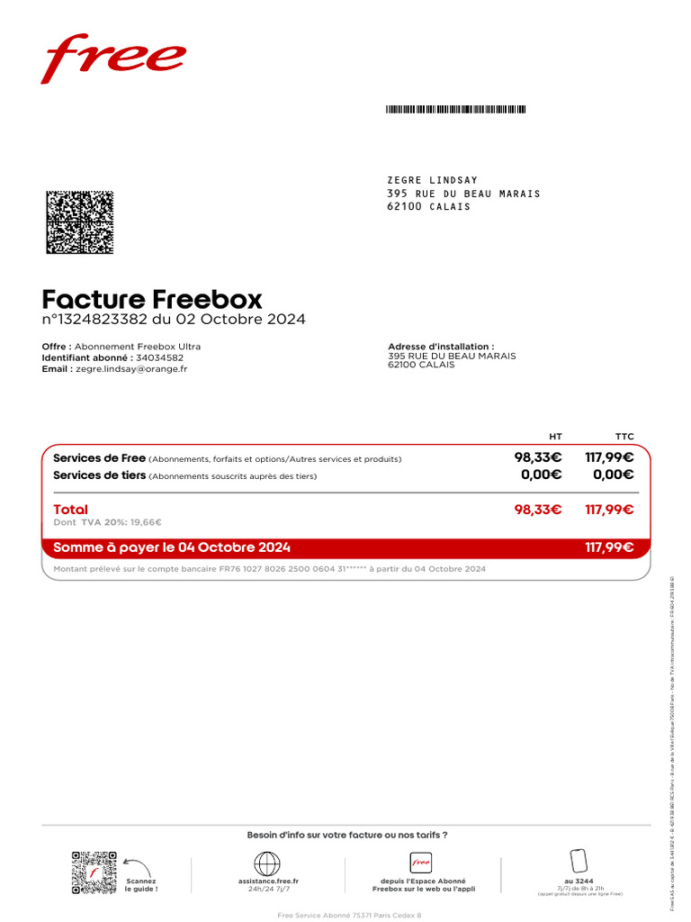 Facture Free 202410 34034582 1324823382 | PDF
