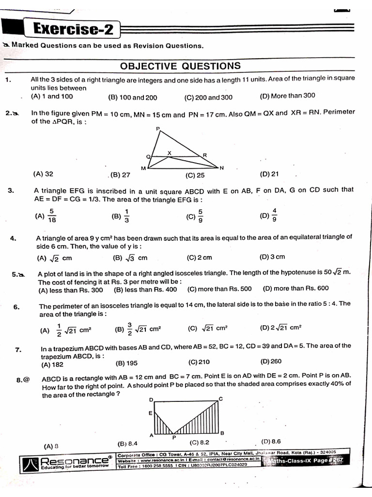 Herons Formula | PDF