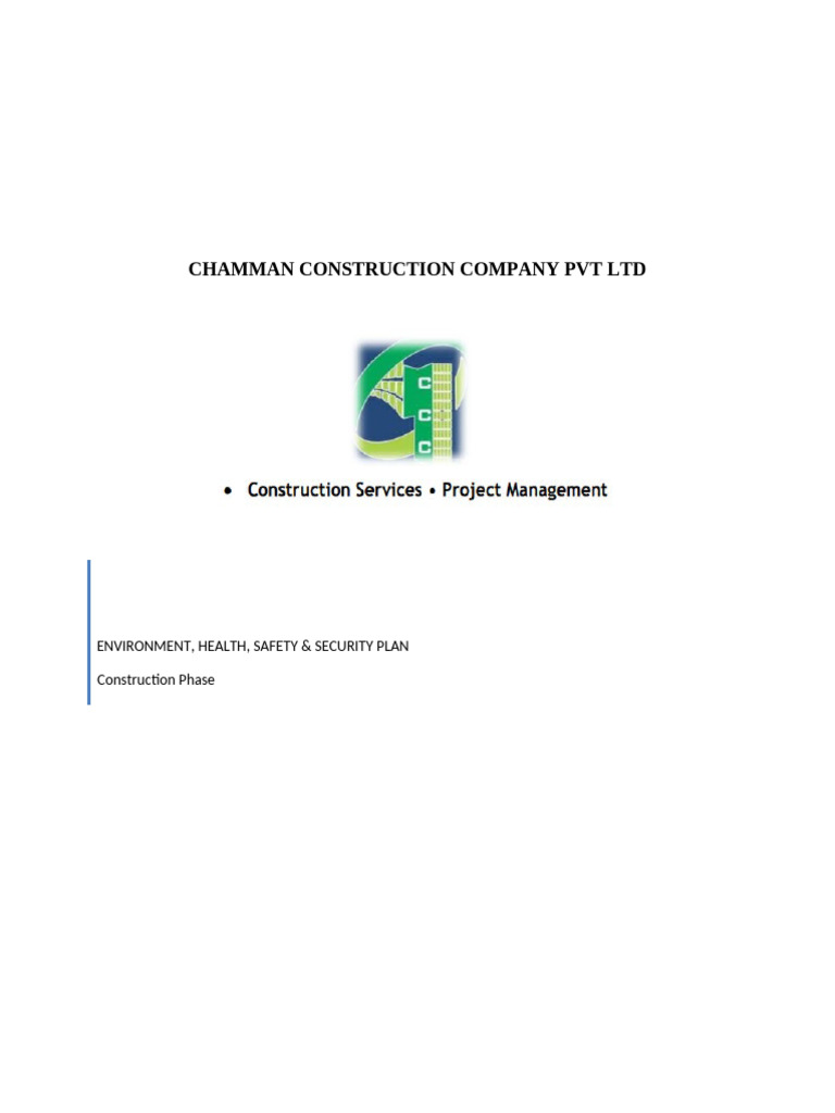 EHS&S Plan Format | PDF