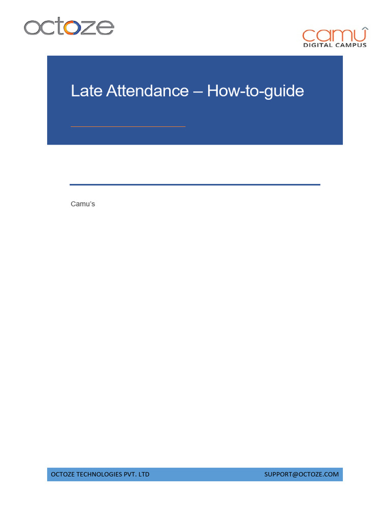 CAMU-Late-Attendance | PDF
