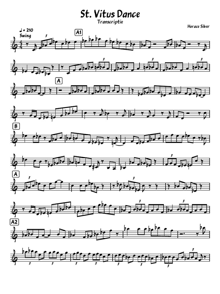 St. Vitus Dance - Bud Powell | PDF