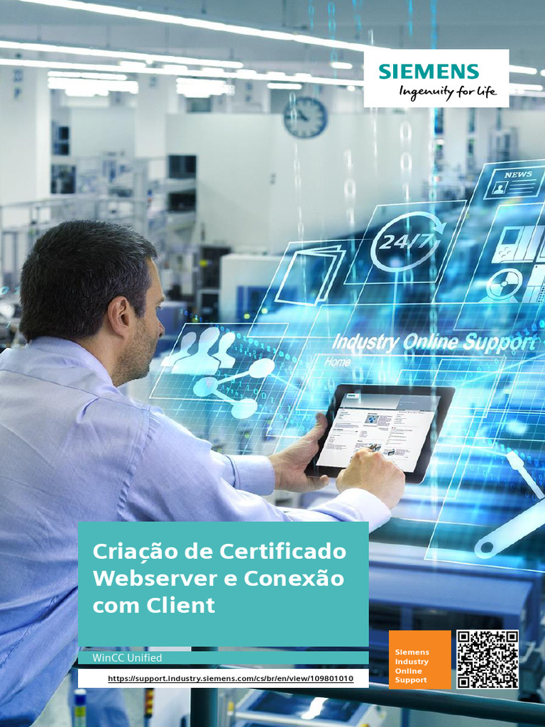 WinCC Unified Certificado | PDF