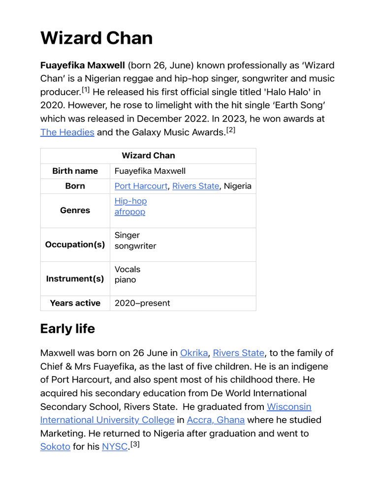 Wizard Chan - Wikipedia | PDF