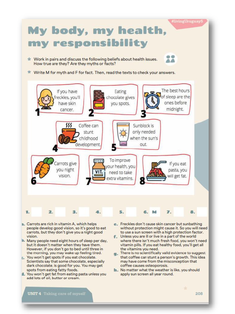 My Body My Health My Responsibility | PDF