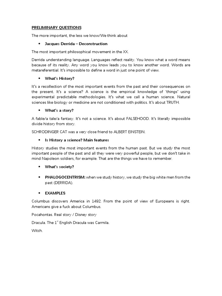 1 Preliminary Questions | PDF