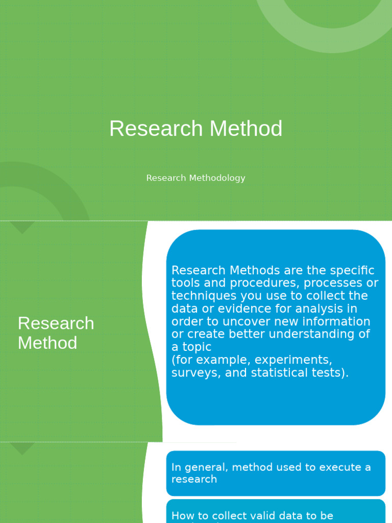 Week 05 Research Method | PDF | Validity (Statistics) | Experiment