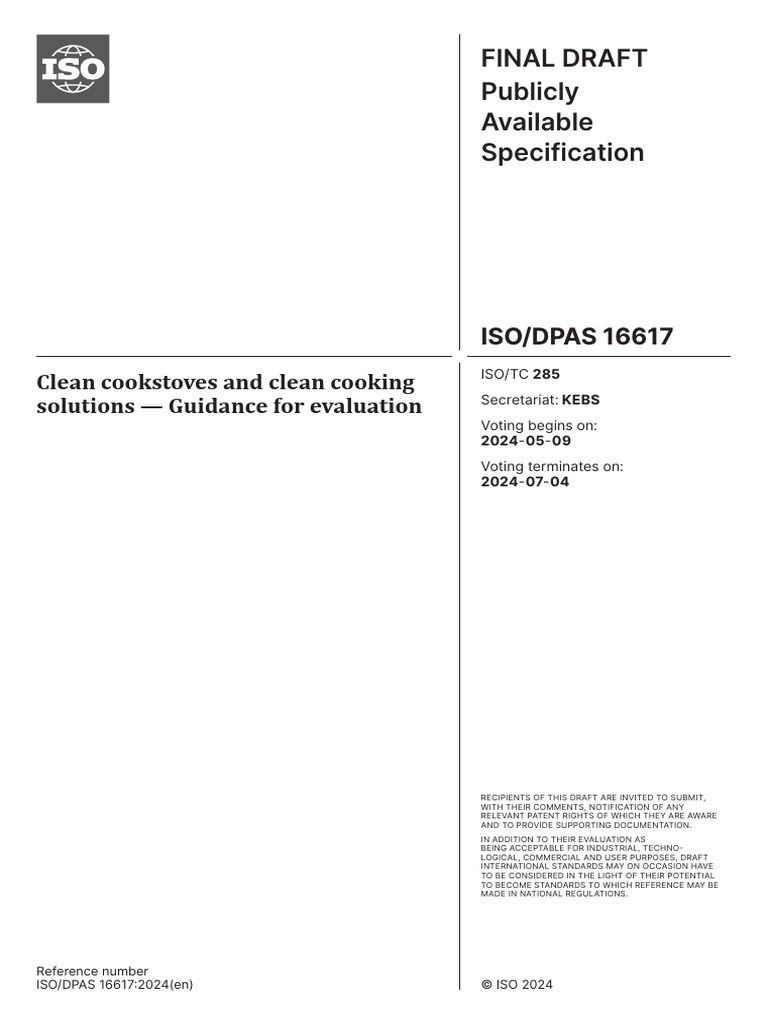 Iso Dpas 16617 (E) | PDF