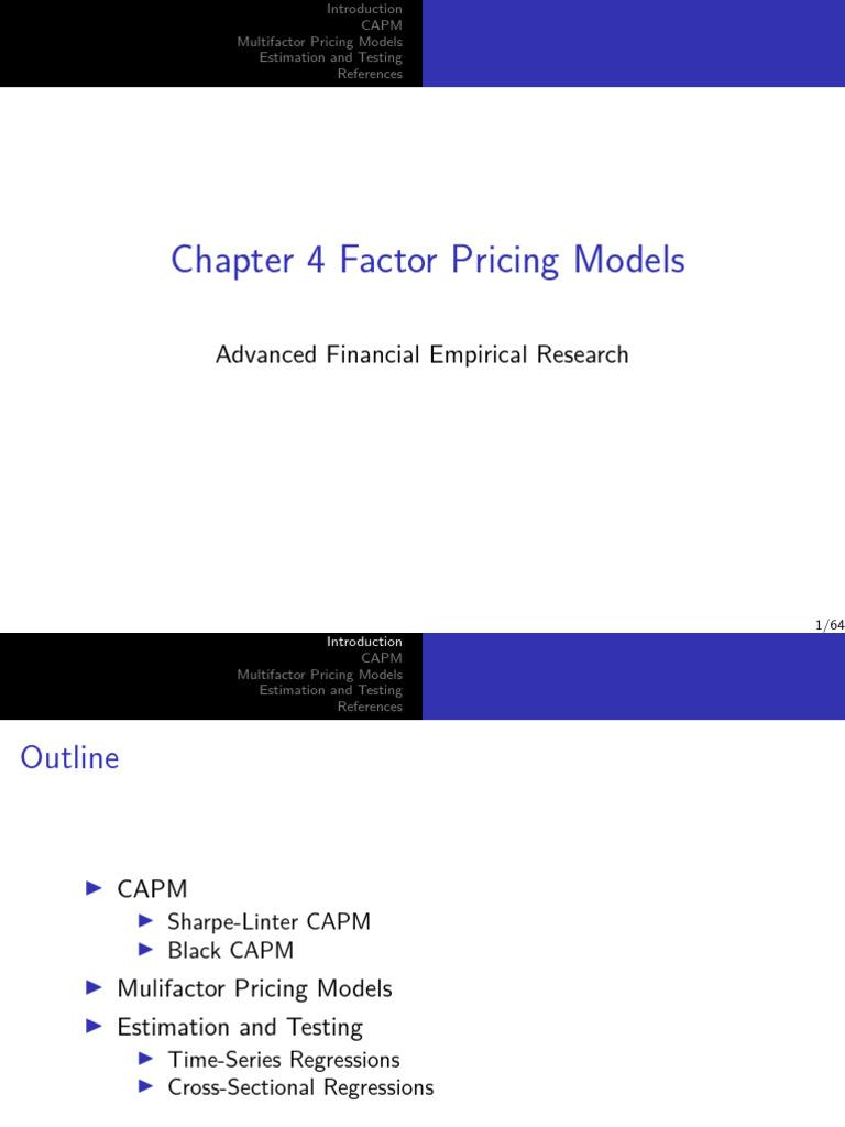 Chapter 4 Slides Handout | PDF | Capital Asset Pricing Model | Beta ... Chapter 4 Slides Handout | PDF | Capital Asset Pricing Model | Beta ...
