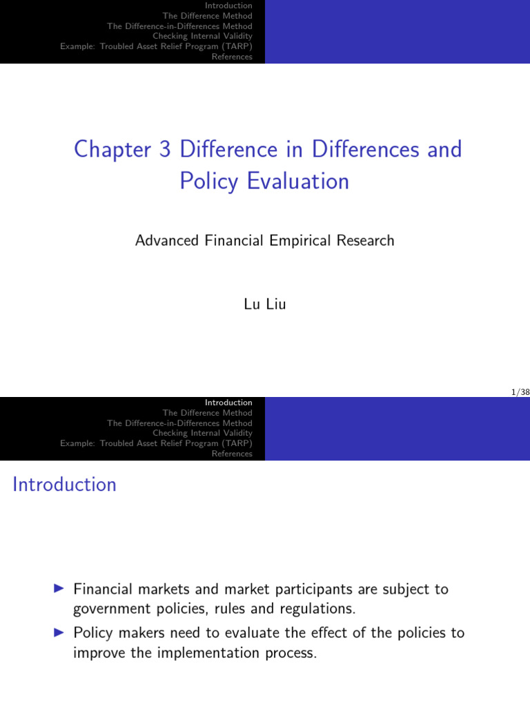 Chapter 3 Slides Handout | PDF | Troubled Asset Relief Program | Policy