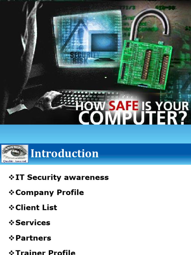 Handouts For Information Security Awareness - 100587 | PDF