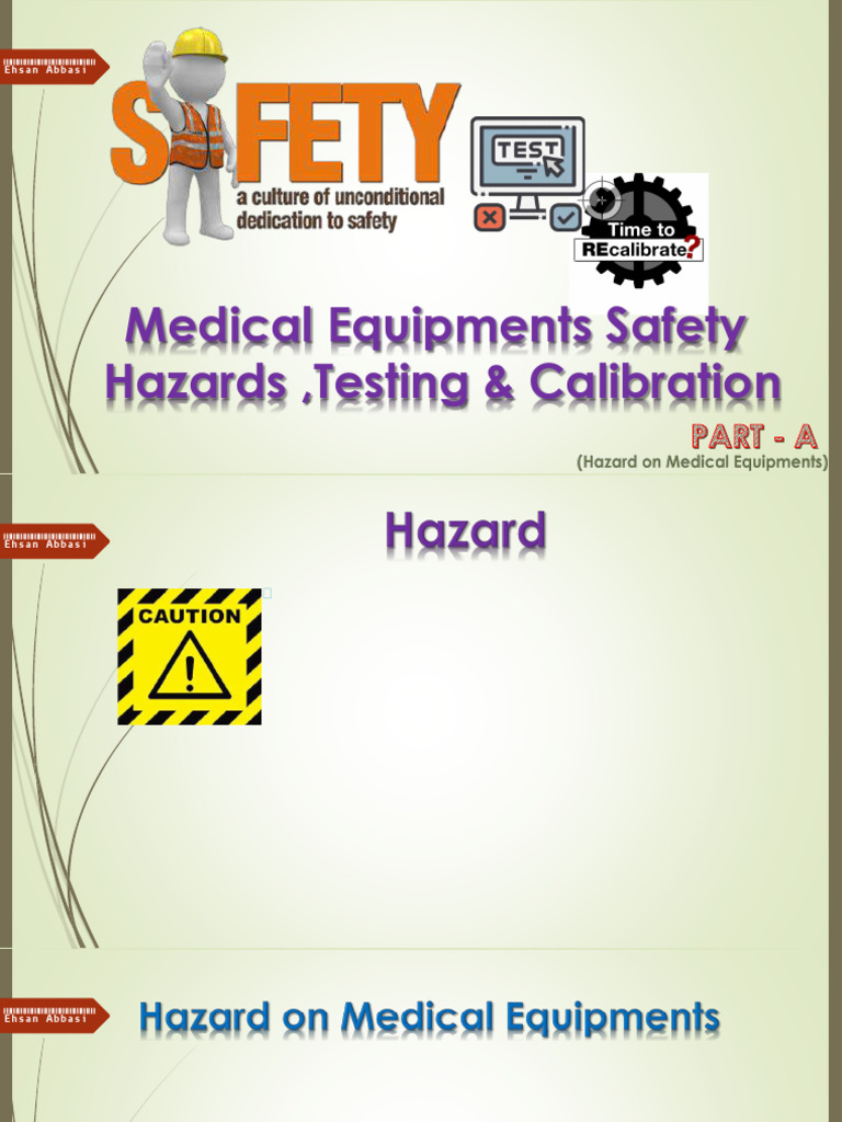 Medical Equipment Safety A | PDF