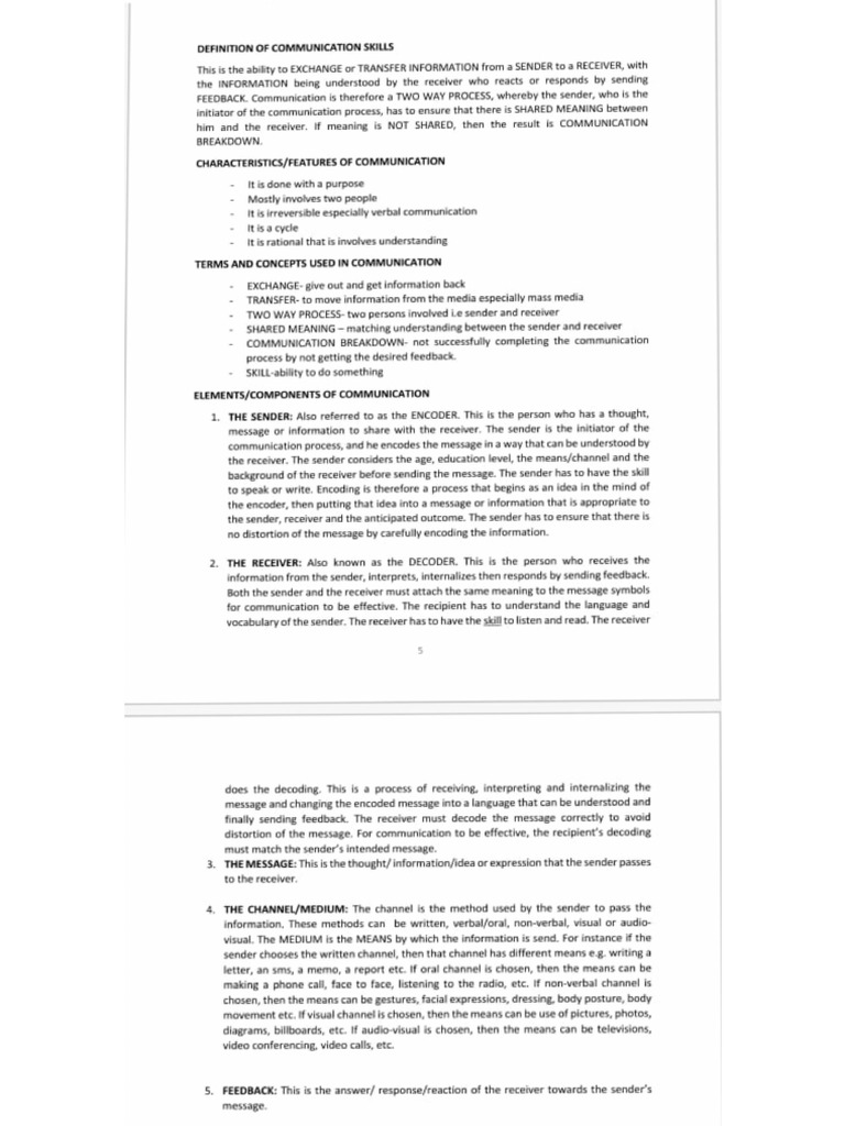 Communication Skills | PDF