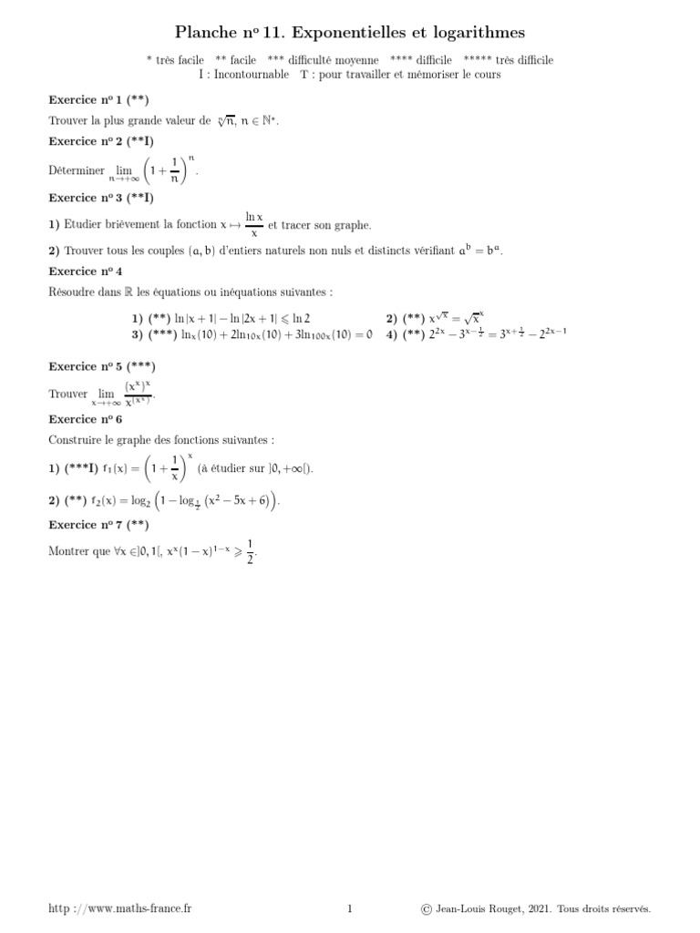 11 Expo Log Planche | PDF