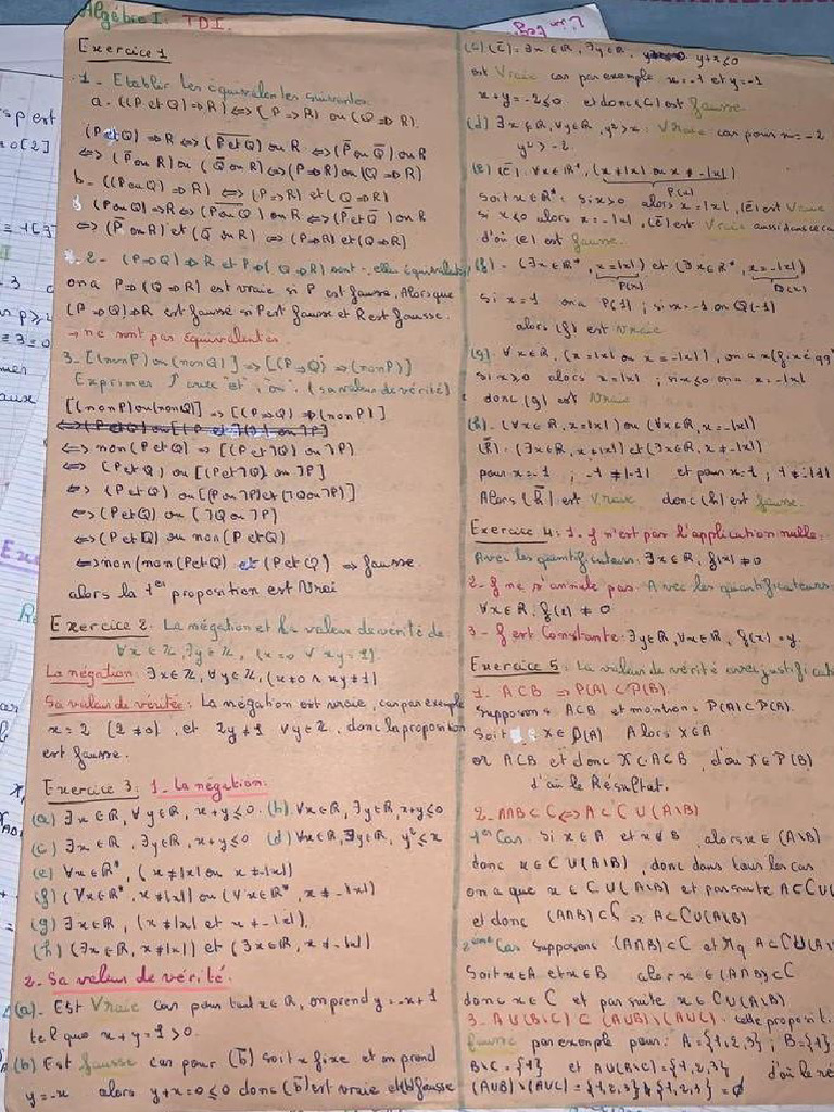 Correction TD 1 | PDF