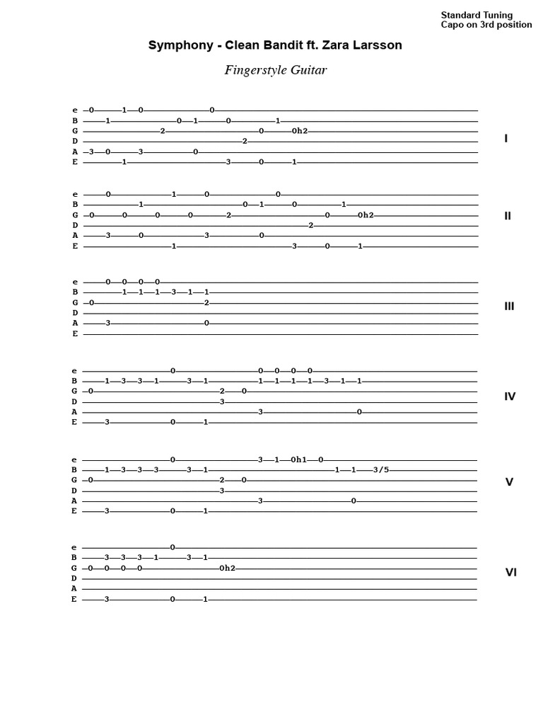 Symphony Tabs PDF | PDF